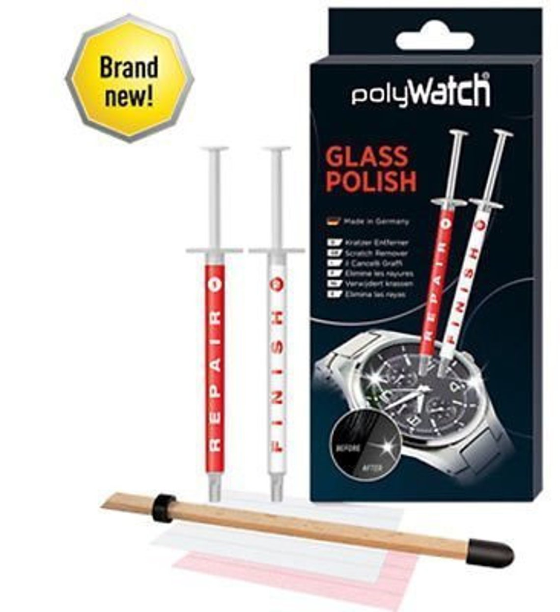 POLYWATCH Glass Polish - Scratch Remover / Repair Smartphone Screens ...