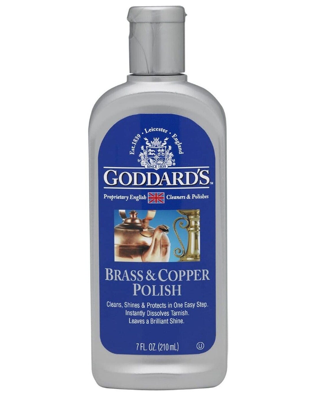 Goddard’s Brass & Copper Polish Cleans, Shines, Dissolves Tarnish 7oz ...