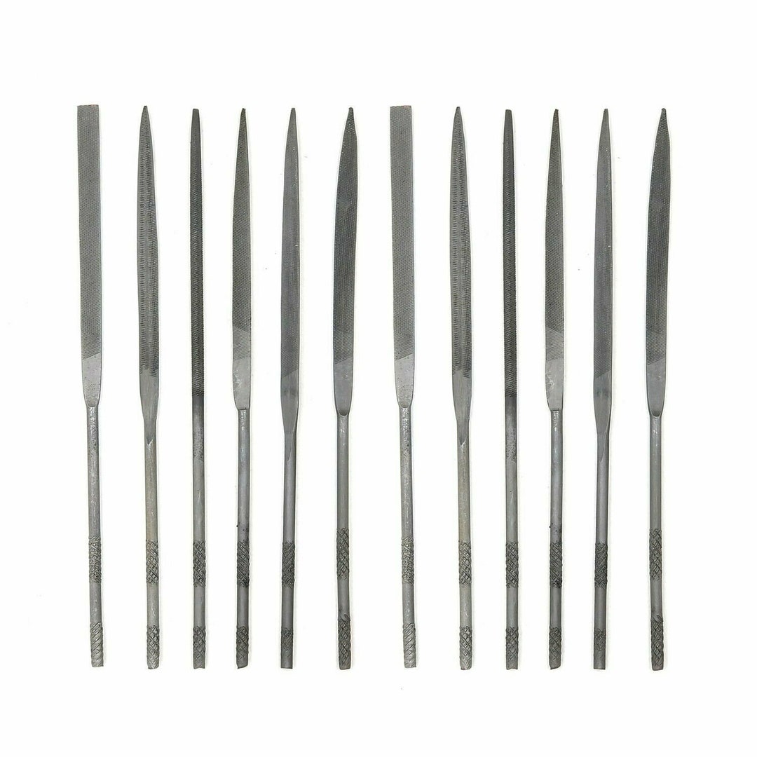 12 Pc Mini Needle File Tool Assortment Set Craft Hobby Gunsmith Jewelry ...