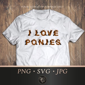 Pony Alphabet, Horse Lettering, Nursery Alphabet, Horse Font ...