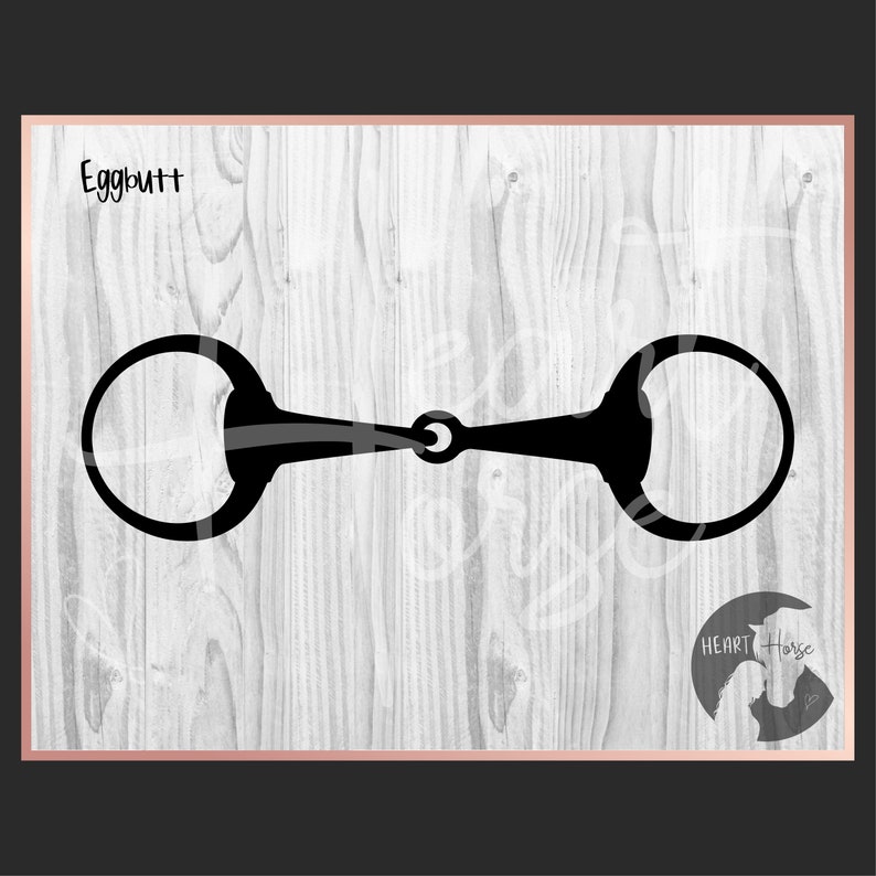 Juego de silueta snaffle bit svg bit de caballo logotipo | Etsy
