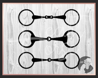 Snaffle Bit Svg | Etsy
