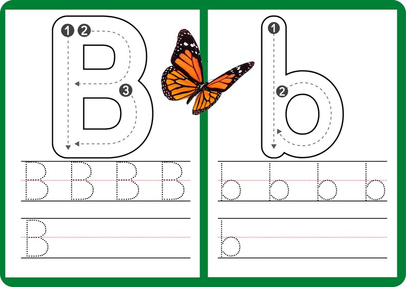 Tracing Alphabet A-Z - Etsy