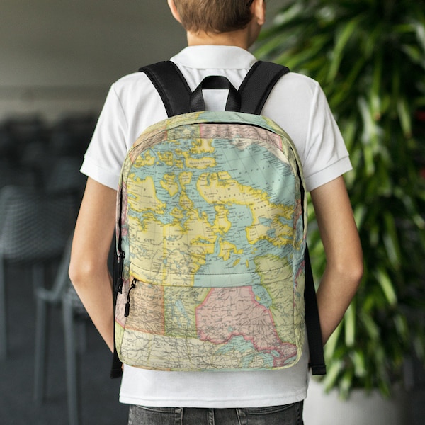 Map Backpack - Etsy