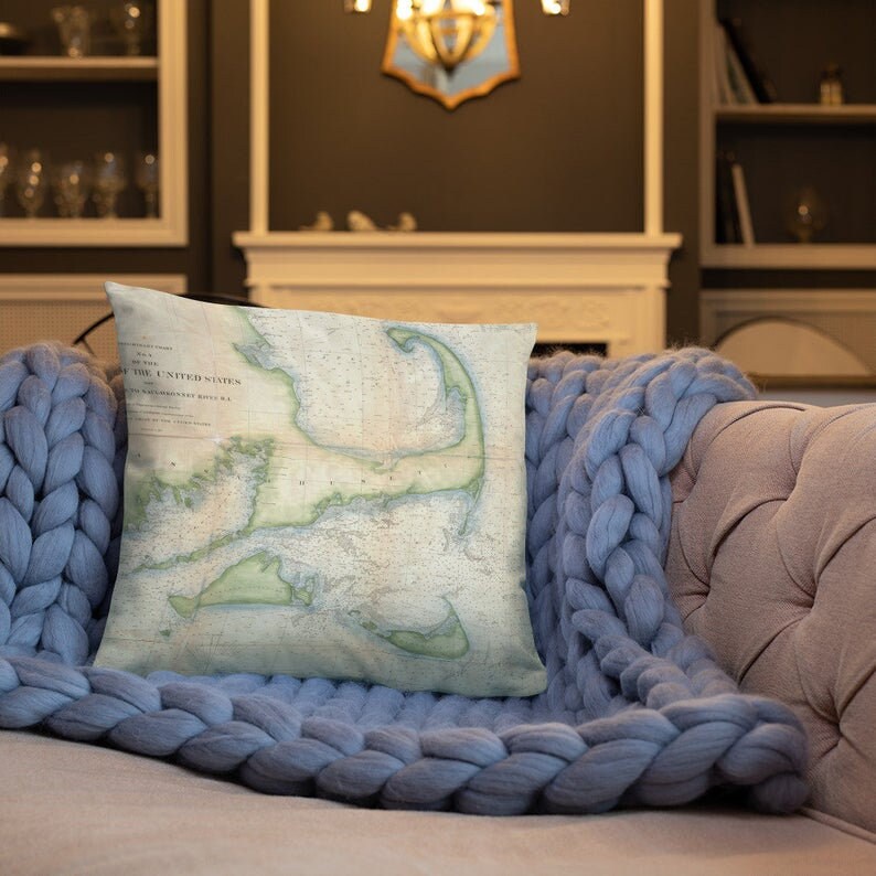 Custom Map Pillow - Personalized Home Decor Couch Throw Pillow - Etsy