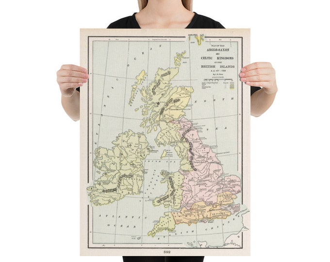 Beowulf Hand Drawn Map - Etsy