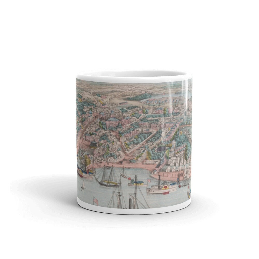 Old Annapolis MD Map (1864) Vintage Maryland State Capital Atlas Mug - Etsy
