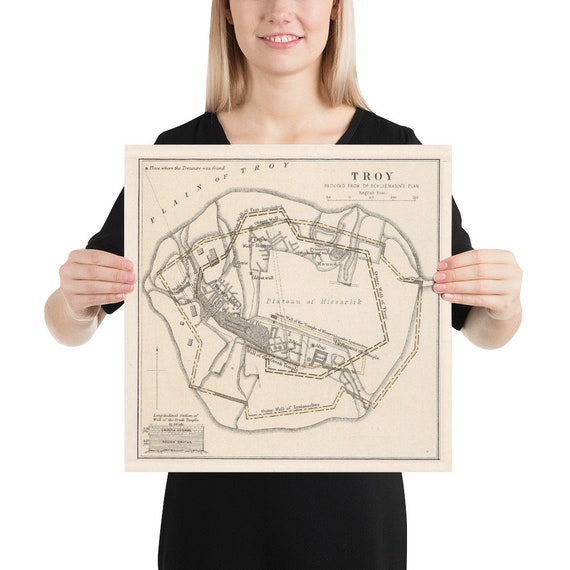 Ancient City Of Troy Map