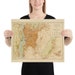 Old Cairo Egypt Map (1920) Vintage Egyptian Capital City Atlas Poster ...