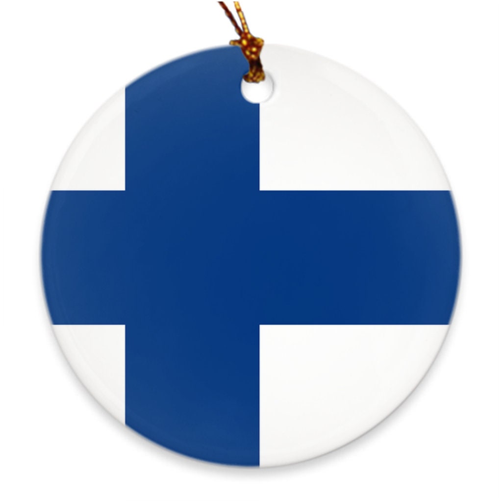 Finland Flag - Finnish Ancestry & Pride Ornaments - Etsy