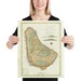 Old Barbados Map 1794 Vintage Bajan Island Atlas Poster - Etsy