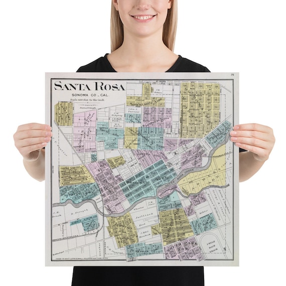 Santa Rosa California Map