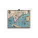Florida Historical Exploration Map 1591 Spanish Caribbean Maritime ...