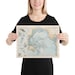 Old Pacific Ocean Map 1900 Vintage Oceanic Geography Atlas Poster - Etsy