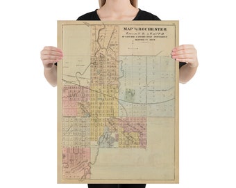 Rochester Mn Poster - Etsy