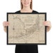 Old Florida Keys Map (1771) Vintage Southern FL Atlas Framed Poster - Etsy