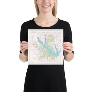 Angelina National Forest Map (1974) Vintage Texas Woodland Reserve ...