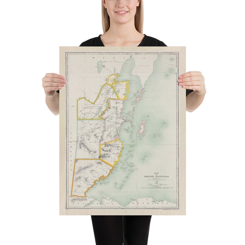 Belize Poster - Etsy