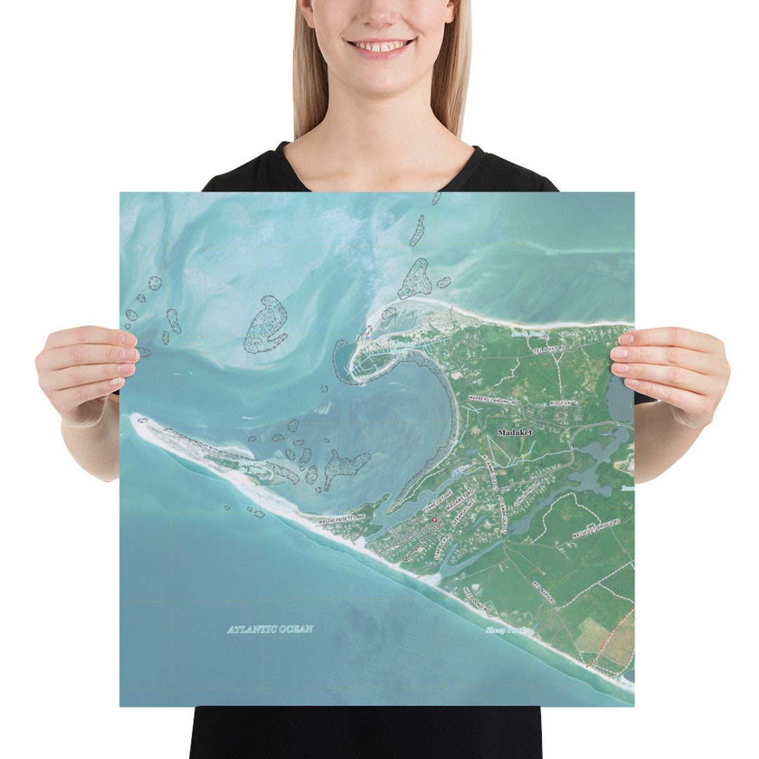 Madaket Beach Nantucket MA Satellite Map (2021) Massachusetts Beaches ...
