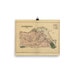 Old Alexandria County VA Map (1878) Vintage Alexandria & Arlington ...
