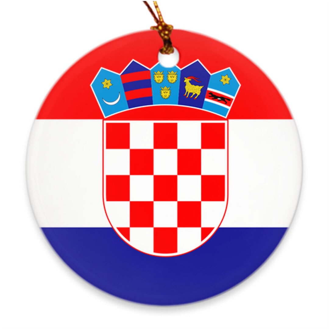 Croatia Flag Face Mask - Croatian Pride & Ancestry Ornaments - Etsy