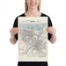 Old Pescara Italy Map (1944) Vintage Abruzzo Italia City Atlas Poster ...