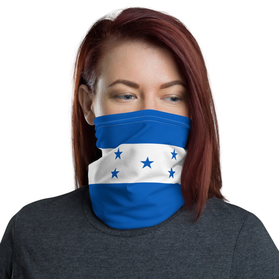 Honduras Flag Face Mask Latin America Country Neck Gaiter | Etsy