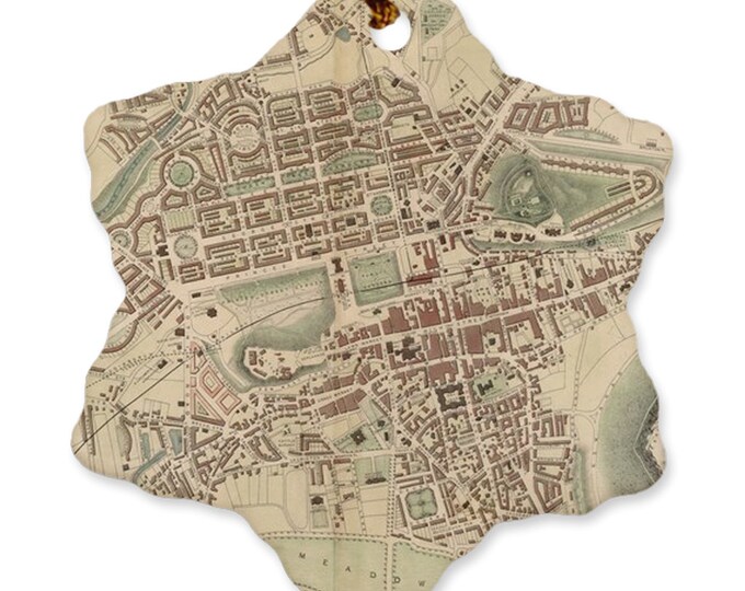 Old Ithaca NY Map 1866 Vintage Finger Lakes New York City | Etsy