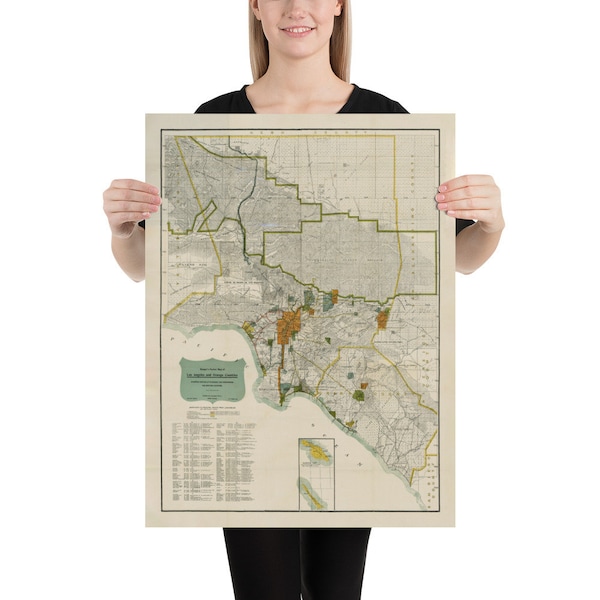 Orange County Poster - Etsy