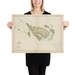 Old Culebra Puerto Rico Map (1914) Vintage Spanish Virgin Island Chart ...