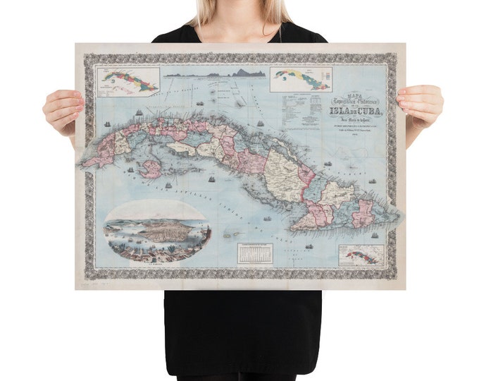 Old Barbados Map 1794 Vintage Bajan Island Atlas Poster - Etsy