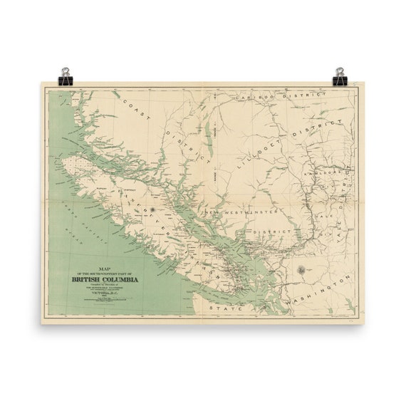 Map Vancouver Island