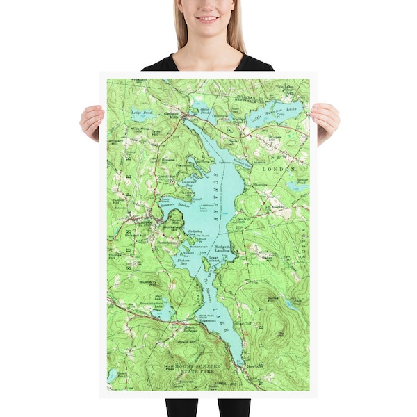 Sunapee Poster - Etsy
