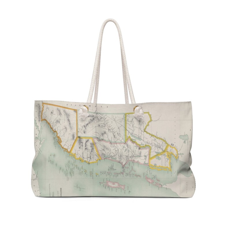 Old Belize Map 1921 Vintage Central America Country Atlas - Etsy