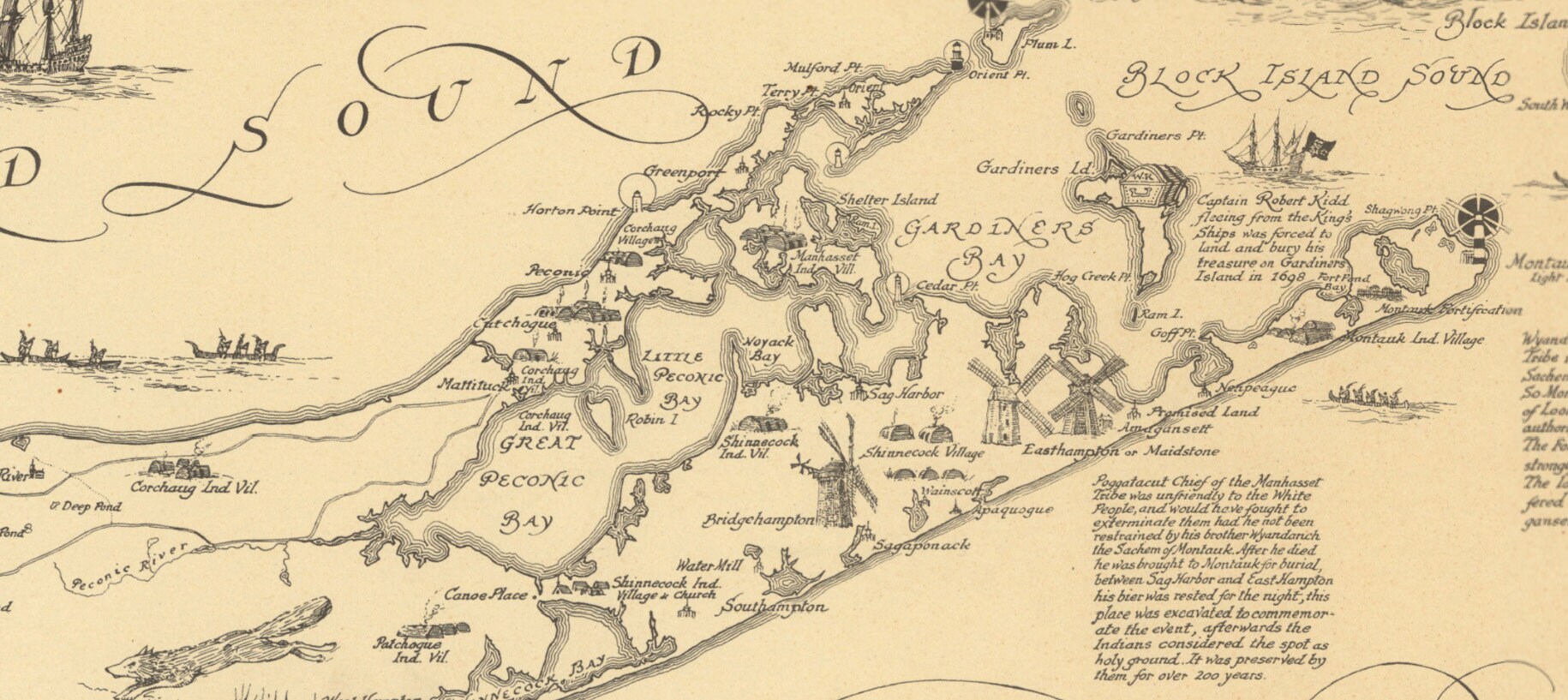 Old Long Island NY Map 1925 vintage Nassau & Suffolk New - Etsy France
