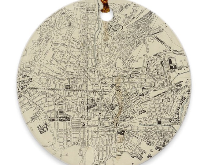 Old San Sebastian Spain Map 1943 Vintage Donosti & Bay of - Etsy