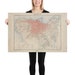 Old Beirut Lebanon Map 1922 Vintage Lebanese City Atlas Poster - Etsy