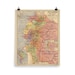 Ecuador Map (1913) Old Republic of the Equator Atlas Poster - Etsy