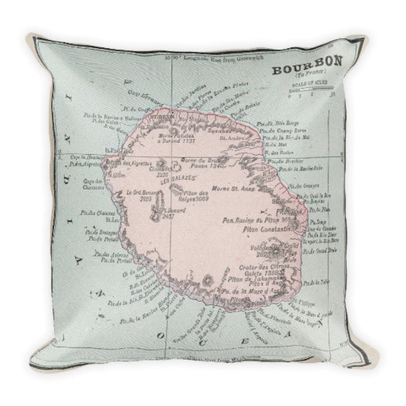 Custom Map Throw Pillow - Custom Map Pillow - Map Toss Pillow - Home ...