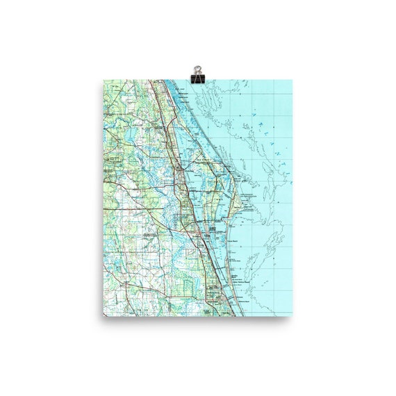 Map Of Florida Space Coast