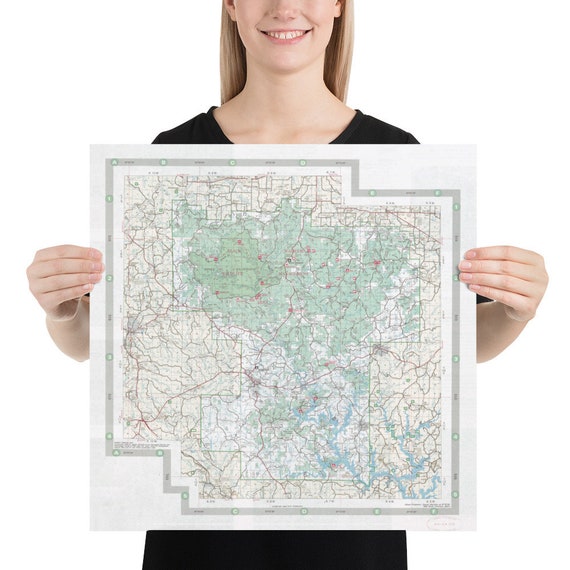 Bankhead National Forest Map 2006 Alabama Woodland Reserve & - Etsy