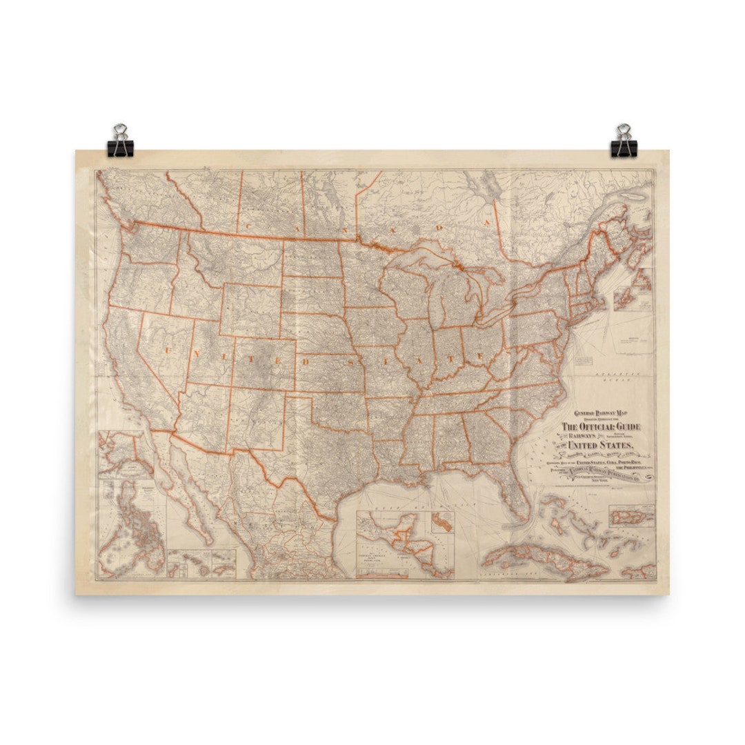 Rail Lines Map Of Us