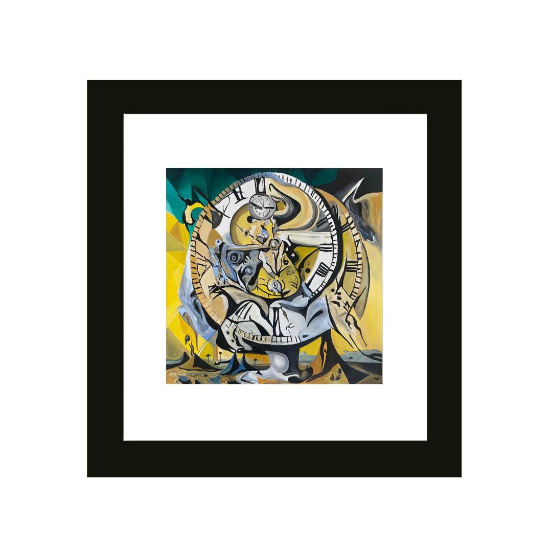 Limited Edition Signed Print From Original Painting -phantom Clocks and ...