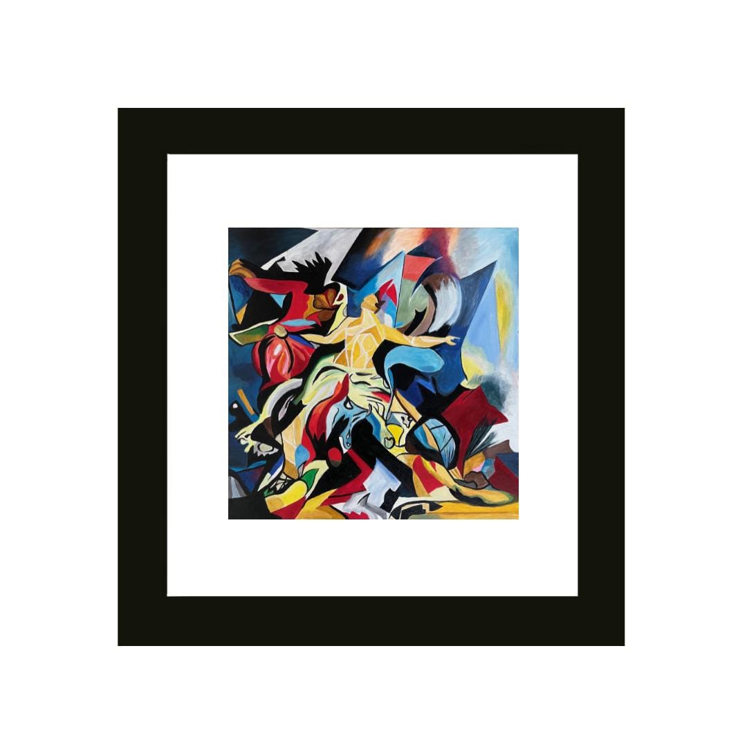 Limited Edition Cubist Print: "revolutionary Allegiance" Signed Giclée ...