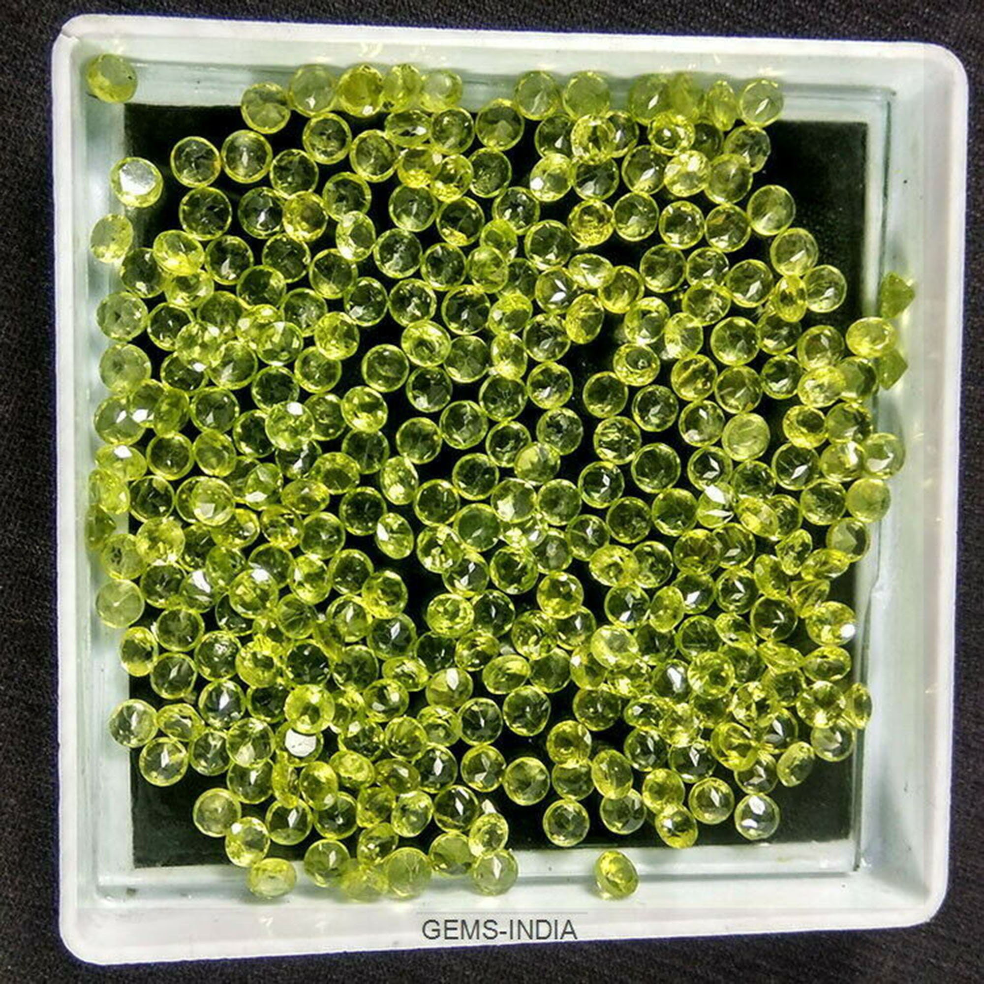 Top Luster 158cts/305 Pcs Natural Peridot Round Cut Gemstone - Etsy UK