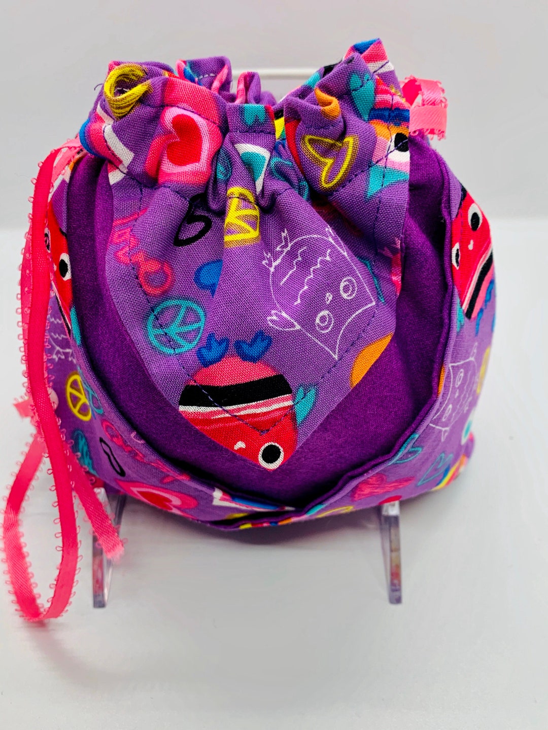 Origami Style Drawstring Bag/ Accessory Pouch/ Tarot Bag/ Gifts ...