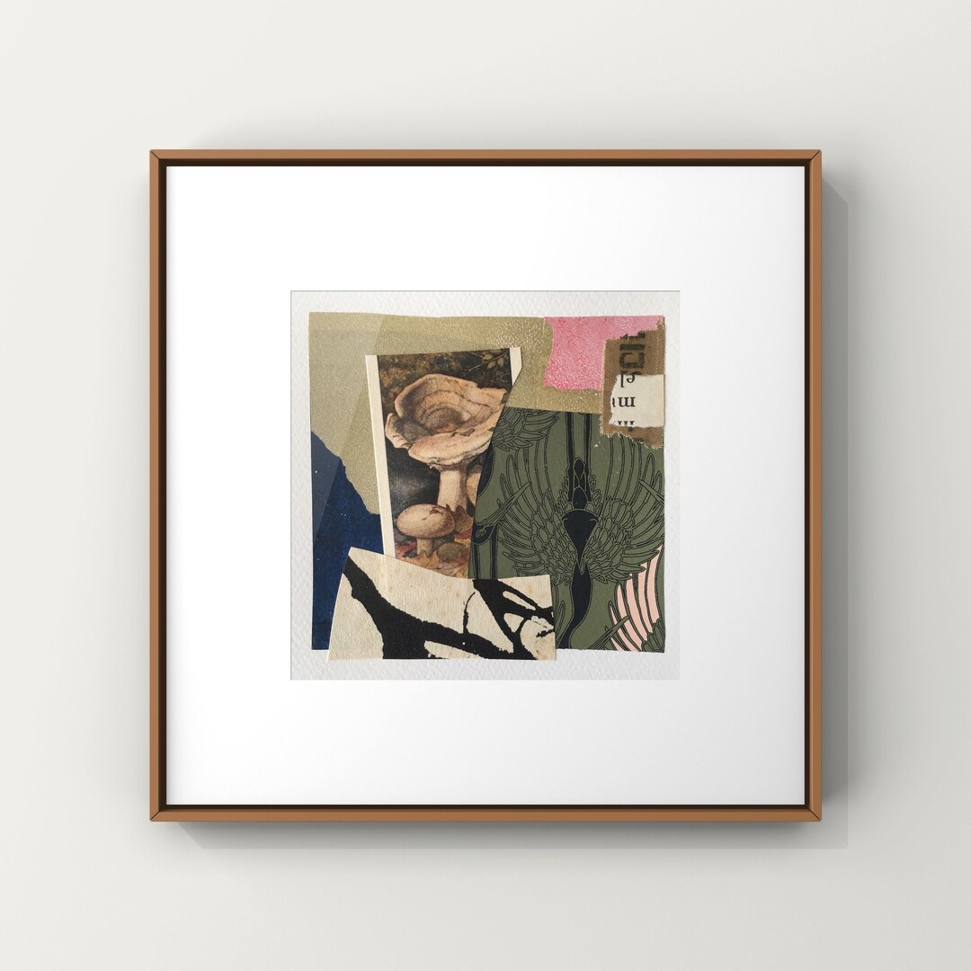 Handmade Collage Art, Paper Collage, Original Collage Artwork ...