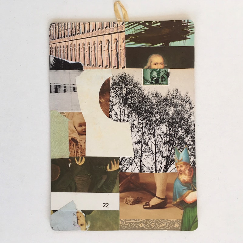 Paper Collage Wall Art - Etsy