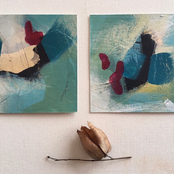 Diptych Painting - Etsy