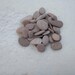 40 Pink Flat Pebbles, Pebble Art Supply, Oval, Round, Long, Irregular ...